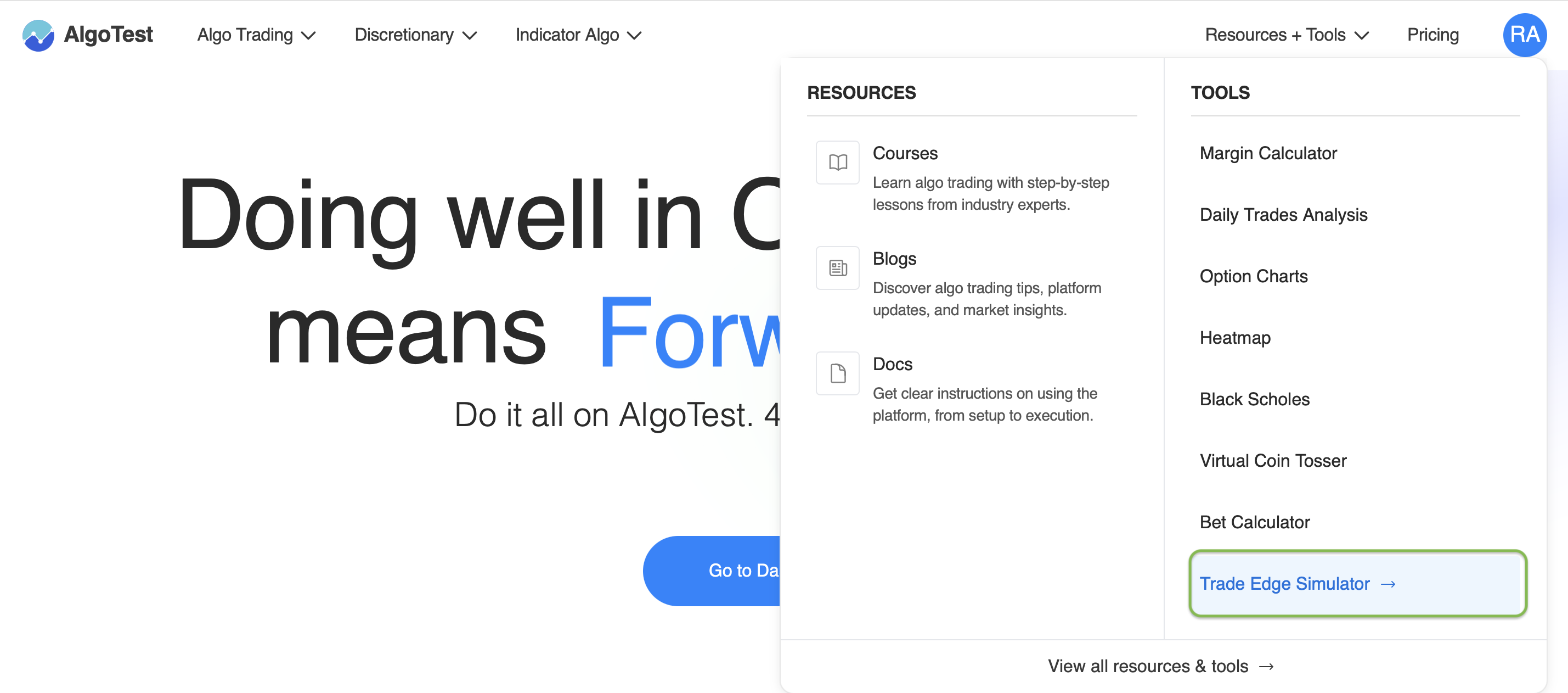 Edge Calculator | AlgoTest